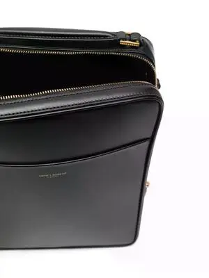 Saint Laurent Leather Messenger Bag