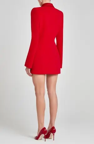 NADINE MERABI Monica Double-breasted Blazer Mini Dress