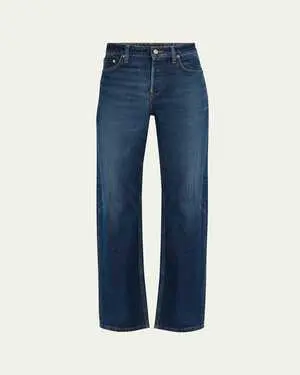 EB DENIM Alida Bowed Leg Jeans - Tribeca