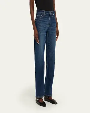 EB DENIM Alida Bowed Leg Jeans - Tribeca