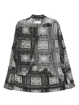 MOSTLY HEARD RARELY SEEN Paisley Cut Me Up Shirt - Grey