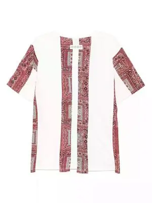 MOSTLY HEARD RARELY SEEN Spliced Paisley T-shirt - White