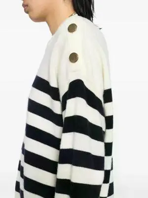 N.peal Striped Sweater