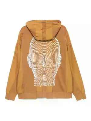 MOSTLY HEARD RARELY SEEN Spliced Hoodie - Brown