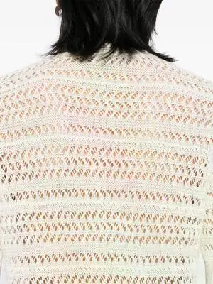 N.peal Open Stitch Cardigan