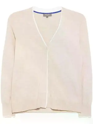 N.peal V-neck Cardigan - Neutrals