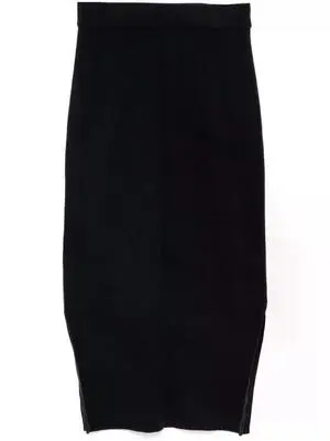 N.peal Side-slit Knit Skirt