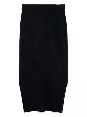 N.peal Side-slit Knit Skirt