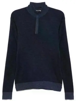 N.peal Regent Birdeye Cardigan - Blue