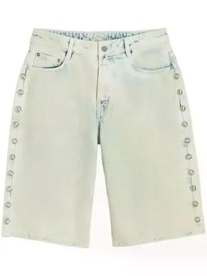 Apparis Stud-embellished Denim Shorts