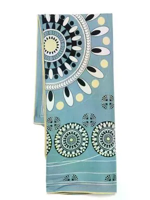 N.peal Printed Scarf - Blue