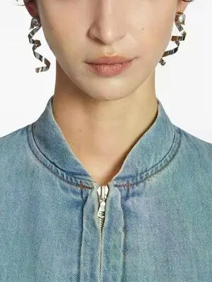 Dries Van Noten Swirl Earrings - Silver