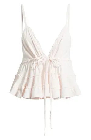 BDG URBAN OUTFITTERS Frill Babydoll Crop Camisole