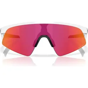 Oakley Oakley Prizm™ Everyday Rectangular Sunglasses Polished White / Prizm Field
