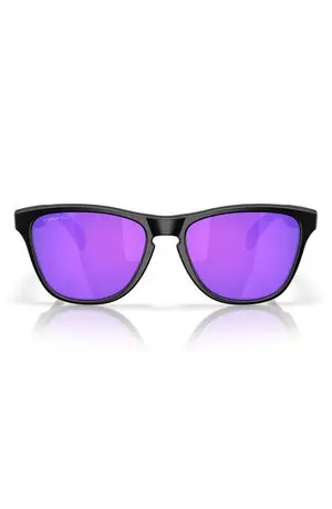 Oakley Oakley Prizm™ Round Sunglasses Matte Black / Prizm Violet
