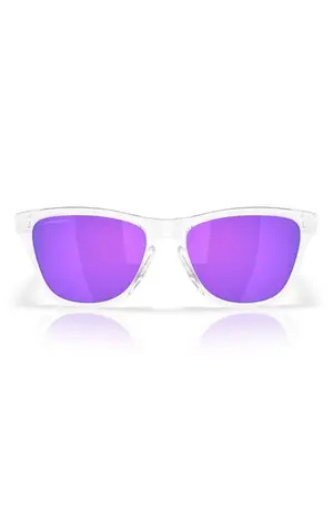 Oakley Oakley Prizm™ Round Sunglasses Polished Clear / Prizm Violet