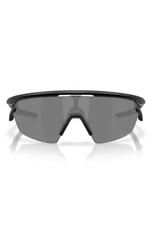 Oakley Oakley Prizm™ Road Sport Rectangular Sunglasses Matte Black / Prizm Black