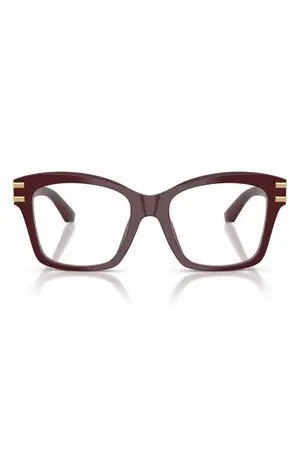 Dolce & Gabbana Dolce&Gabbana 52mm Square Eyeglasses Bordeaux