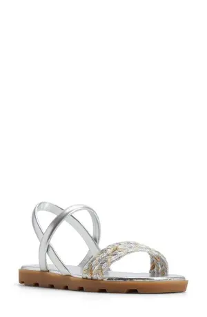 Aldo Narine Strappy Sandal - Silver Multi