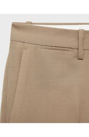 Mango Turin Virgin Slim Fit Wool Pants