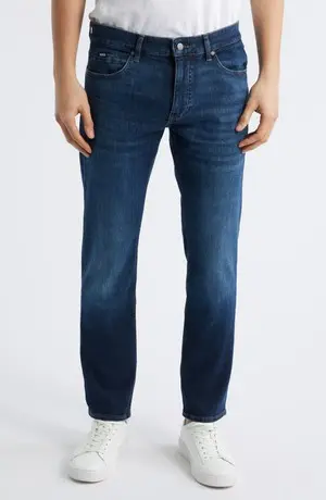 BOSS Delaware Slim Fit Jeans - Navy