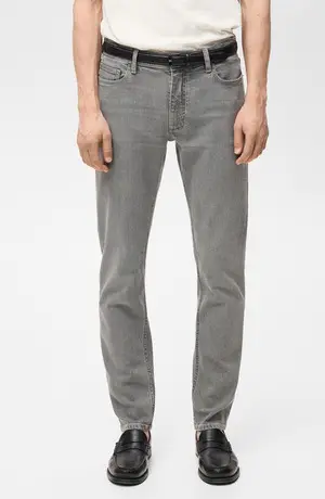 Mango Jan Slim Fit Jeans - Denim Grey