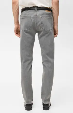 Mango Jan Slim Fit Jeans - Denim Grey