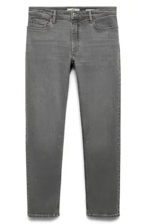 Mango Jan Slim Fit Jeans - Denim Grey