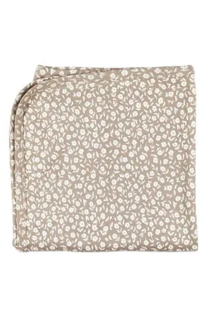 L'OVEDBABY Organic Cotton Blanket Oatmeal Ditsy Floral