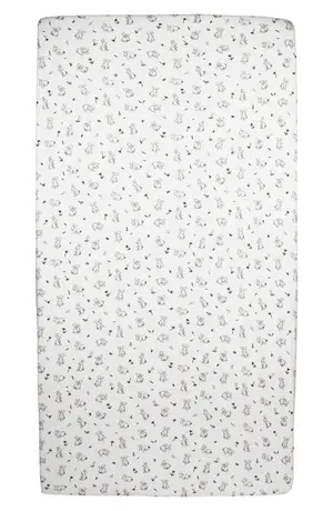 L'OVEDBABY Organic Cotton Crib Sheet - Bunny