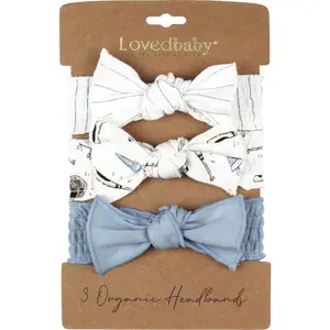 L'OVEDBABY Assorted 3-pack Bow Headbands - Lets Go