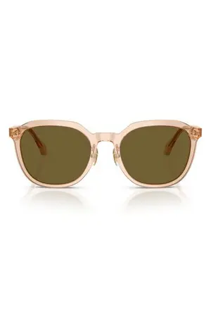 Versace 55mm Phantos Sunglasses - Dark Brown