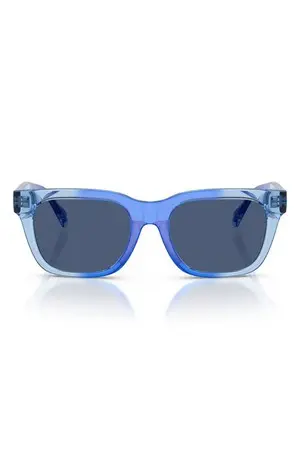 Versace 47mm Square Sunglasses Dark Blue