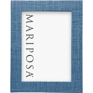 MARIPOSA Grasscloth Textured 5" X 7" Picture Frame