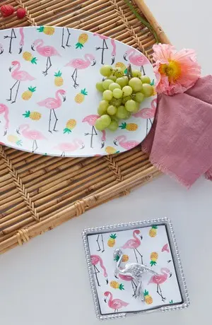 MARIPOSA Beaded Napkin Box Set