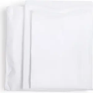 POM POM AT HOME Skylar Cotton Percale Sheet Set - White/ White
