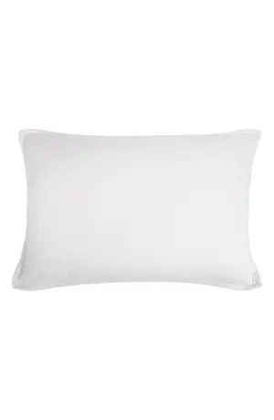 POM POM AT HOME Carlyle Quilted Pillow Sham - White