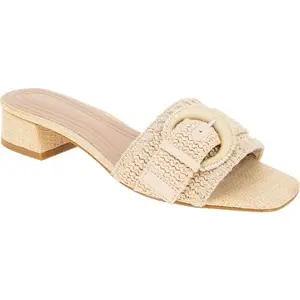 Bcbgmaxazria Camri Raffia Slide Sandal - Natural