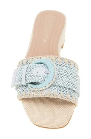 Bcbgmaxazria Camri Raffia Slide Sandal