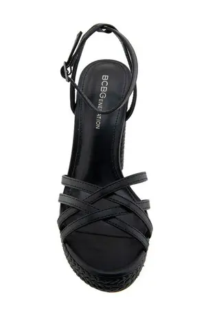 Bcbgmaxazria Orisa Platform Sandal - Black