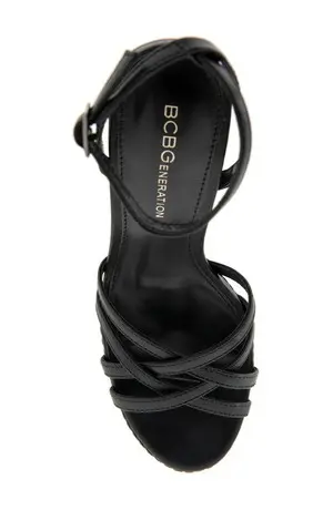 Bcbgmaxazria Orisa Platform Sandal - Black