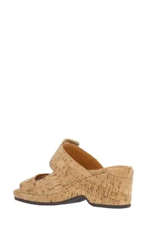 L'AMOUR DES PIEDS Minetta Sandal - Natural/ Gold
