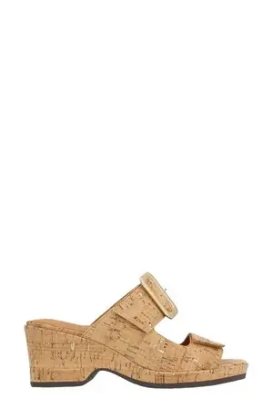 L'AMOUR DES PIEDS Minetta Sandal - Natural/ Gold