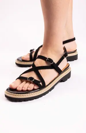 L'AMOUR DES PIEDS Danilo Sandal - Black
