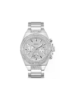 Guess Crystal-embellished 40mm Watch - Grey