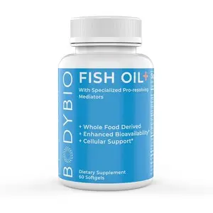 BODY BIO Fish Oil+ With Specialized Pro-resolving Mediators 60 Softgels - One-color