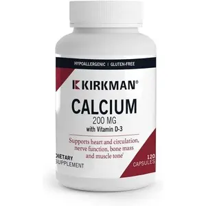 KIRKMAN PROFESSIONAL Calcium 200mg 120 Capsules - One-color
