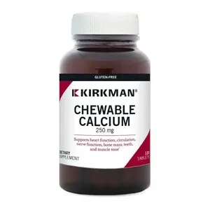 KIRKMAN PROFESSIONAL Calcium 250 Mg W/vitamin D-3 Chewable Tablets 120 Chewable Tablets - One-color