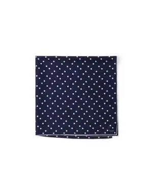 Prada Printed Silk Twill Scarf 90 Blue