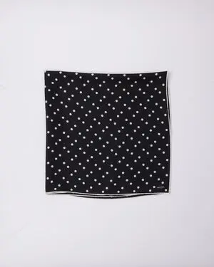 Prada Printed Silk Twill Scarf - Black